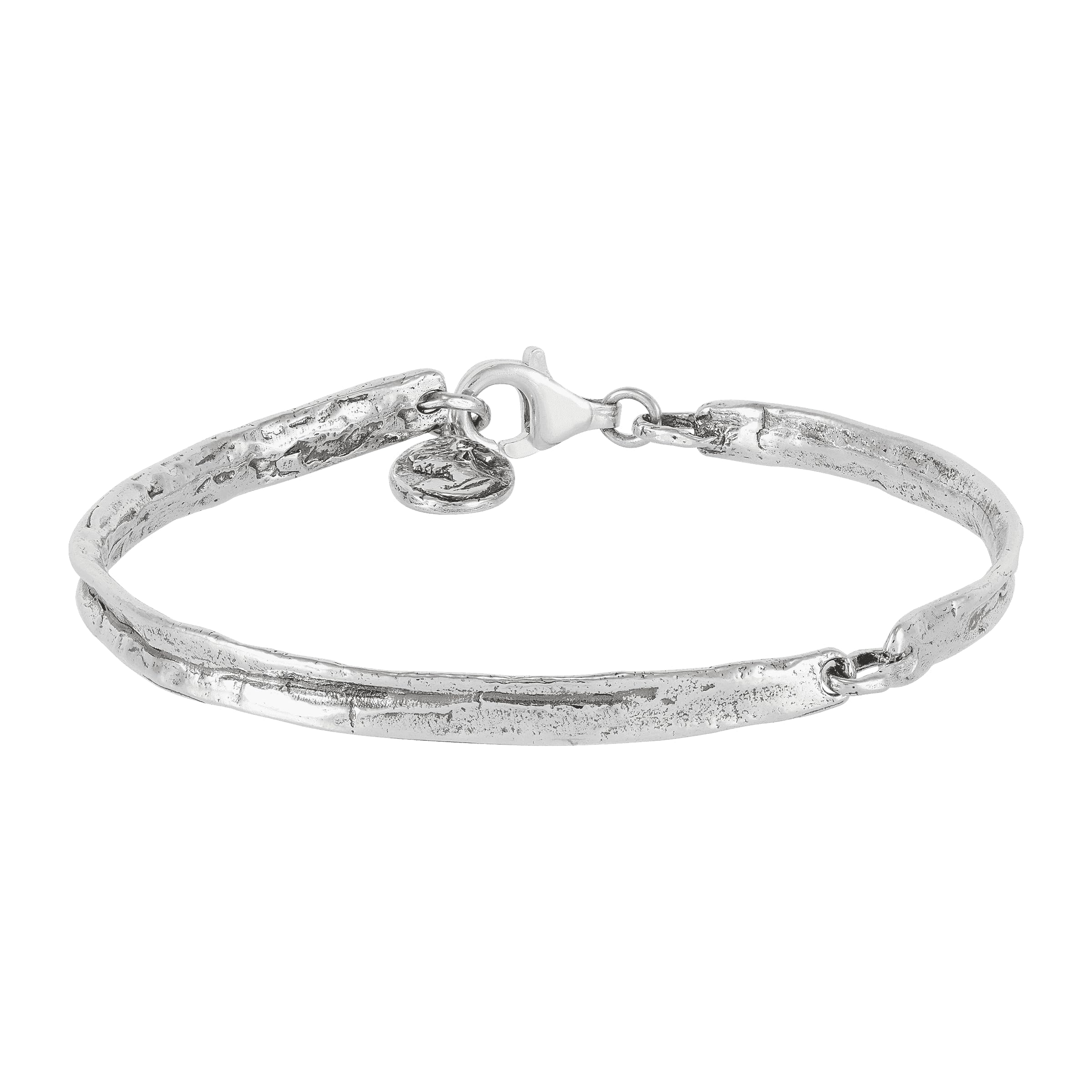 Silpada 'Graceful Lady' Bangle Bracelet in Sterling Silver, 8"