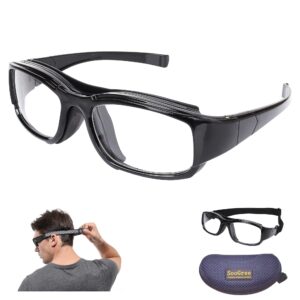 soogree sport goggles glasses squash & racquetball goggles basketball glasses adjustable strap resistant impact