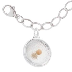 reeds exclusive sterling silver mustard seed 3d charm and bracelet set