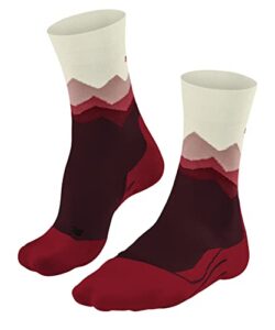 falke women's standard tk2 crest w so, red (merlot 8117), 8-9