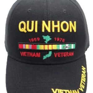 First Military Choice Qui Nhon Vietnam Veteran Black Baseball Cap New