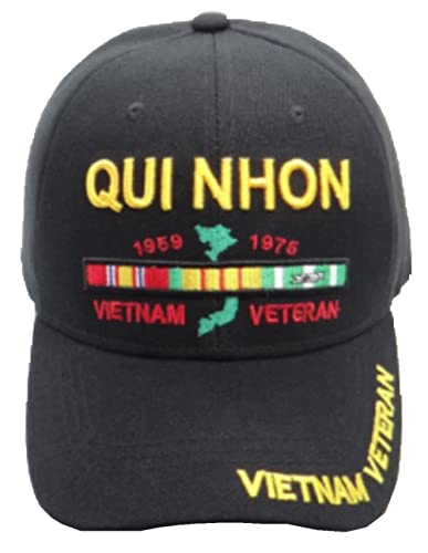 First Military Choice Qui Nhon Vietnam Veteran Black Baseball Cap New