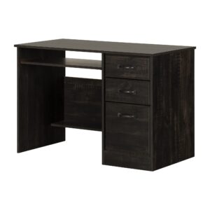 south shore farnel computer, medium desk, rubbed black