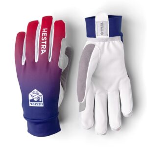 hestra unisex infinium momentum 5-finger glove - navy - 10