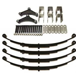 LIBRA 3500lb Tandem Trailer Axle Suspension Kit 1750lb Leaf Springs & Hanger Kit