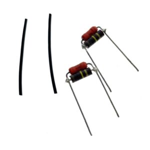 2-Pack Electric Guitar Volume Treble Bleed Circuit Kit SBE Guitar Cap Capacitor with Allen Bradley Resistance