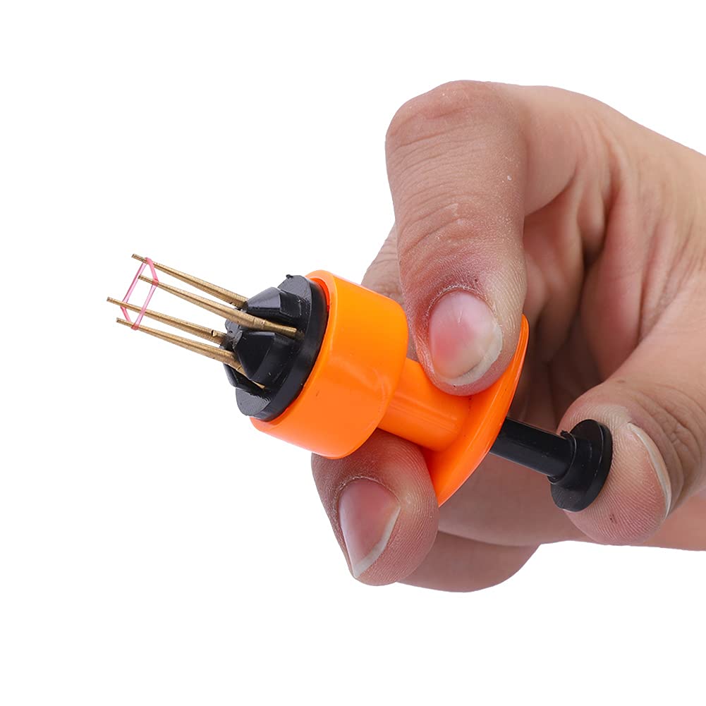 Astibym Pellet Bander Tool, Durable Copper Carp Fishing Accessories Fishing Line Clipper Carp Fishing Tackle for Carp for Outdoor for Fishing(Orange)