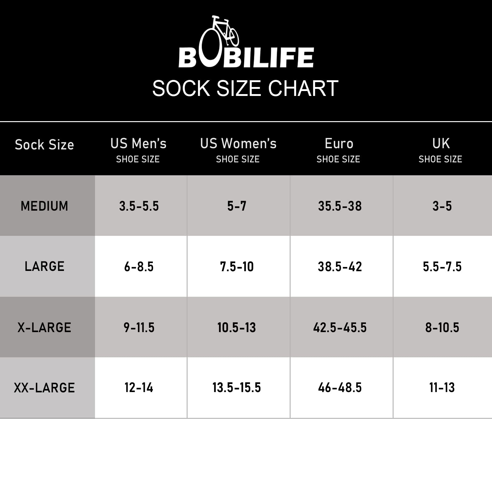 BOBILIFE Cycling Biking Socks 2 Pairs, Ergonomic Moisture Wicking Breathable Cushion Shock Absorption Quarter Crew Riding Socks, Men & Women