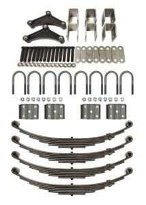 libra 7000# 7k tandem trailer axle suspension kit leaf spring/u-bolt/hanger kit