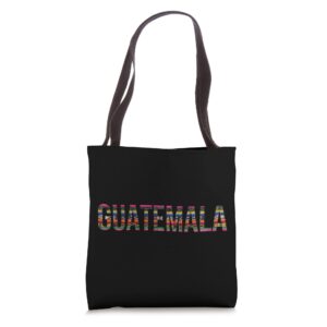 guatemala chapin quetzal antigua tikal tradicional maya tote bag