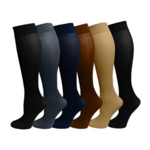 unisex medical compression socks 3 pair, navy