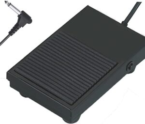 penypeal compact sustain pedal for portable keyboards,all metal heavy design with polarity switch, for portable keyboards digital pianos drum machines