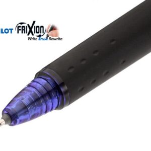 Pilot FriXion Point Clicker 0.5mm, Erasable Gel Needle tip Pens, Extra Fine Point, 6 pack (Navy Blue)