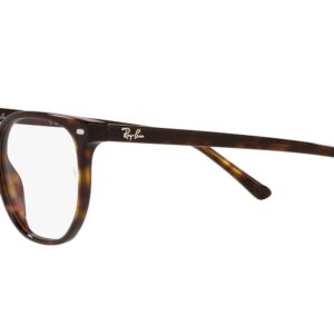 Ray-Ban RX5397 Elliot Round Prescription Eyewear Frames, Havana/Demo Lens, 50 mm