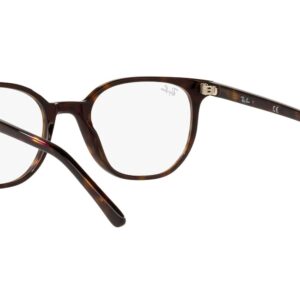 Ray-Ban RX5397 Elliot Round Prescription Eyewear Frames, Havana/Demo Lens, 50 mm