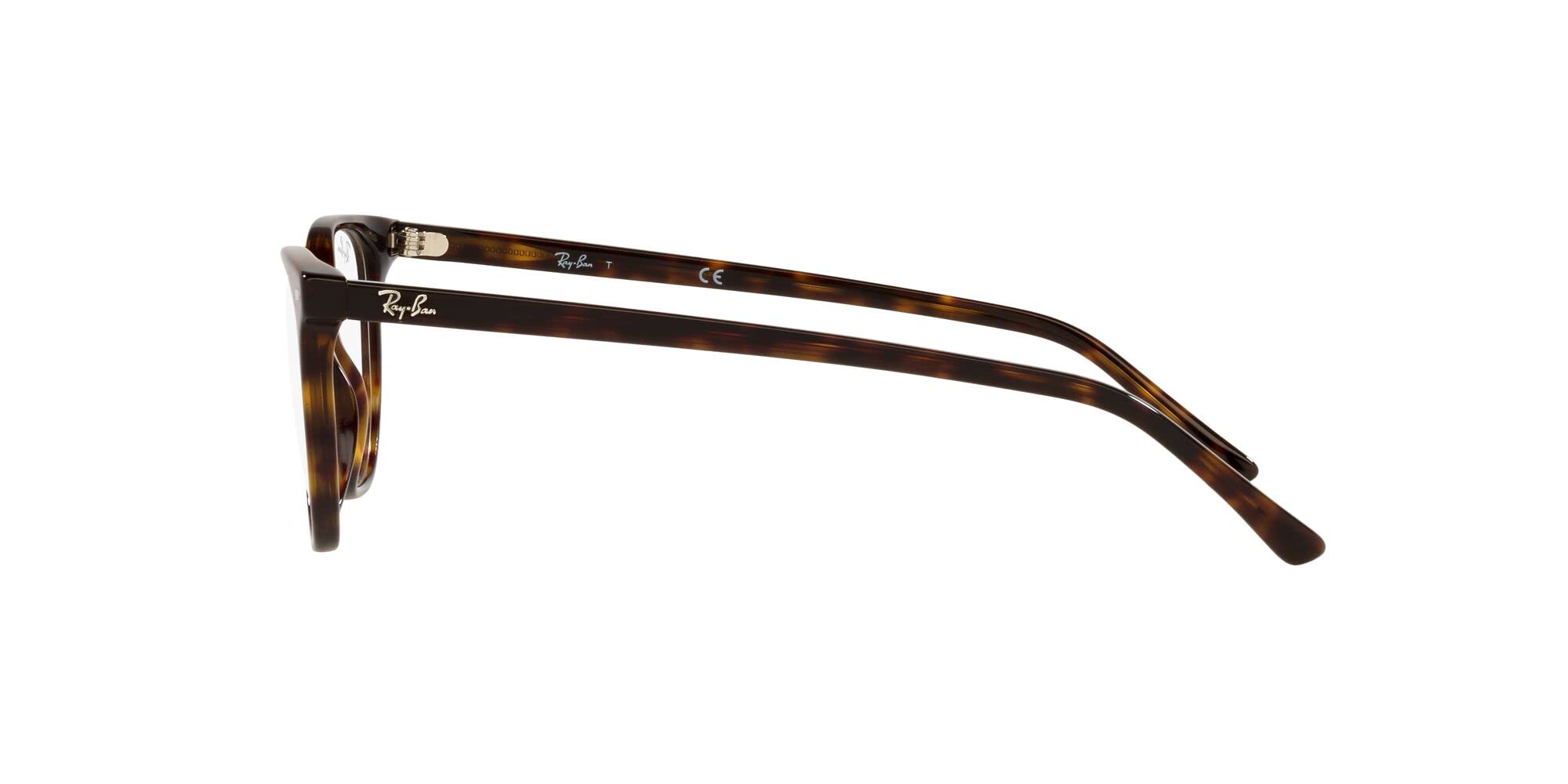 Ray-Ban RX5397 Elliot Round Prescription Eyewear Frames, Havana/Demo Lens, 50 mm