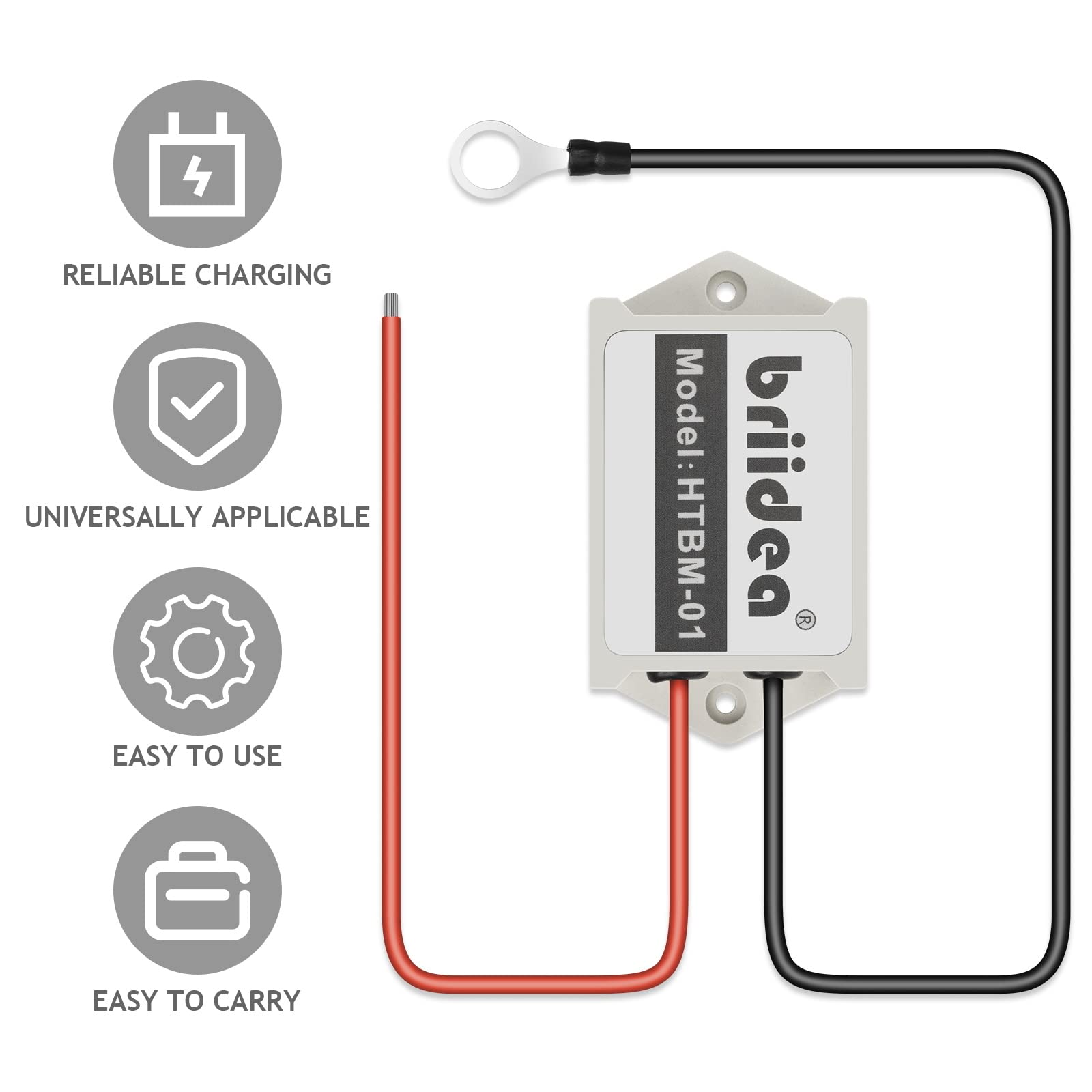 Briidea Towed Vehicle Battery Maintainer, Easy Installation