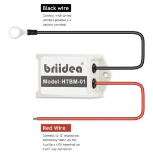 Briidea Towed Vehicle Battery Maintainer, Easy Installation