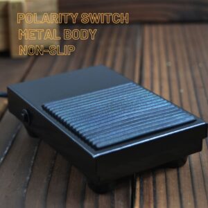 penypeal Compact Sustain Pedal for Portable Keyboards,All Metal Heavy Design with Polarity Switch, for Portable Keyboards Digital Pianos Drum Machines