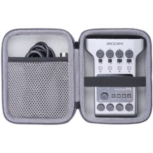 co2crea hard case replacement for zoom podtrak p4 podcast recorder