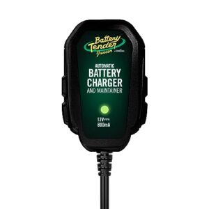 battery tender junior 12v, 800ma battery charger and maintainer