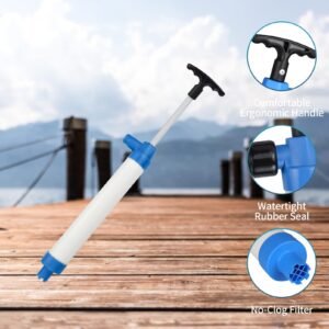 Sailortenx Manual Bilge Pump For Boats Kayak Bilge Pump Hand Kayak Water Pump Manual For Boats Bilge Pump Manual Portable Floating Hand Bilge Pump For Kayak Etc