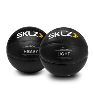 sklz control basketball heavyweight + lightweight, training set