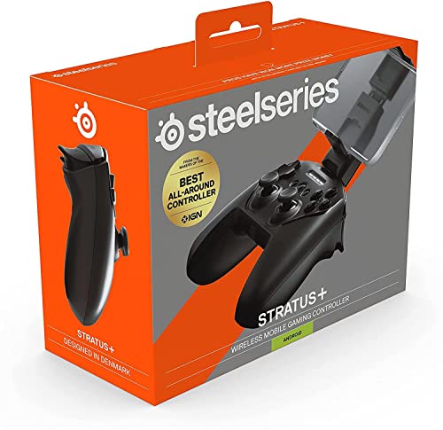 SteelSeries Stratus+ Bluetooth Gaming controller for Android & Windows - Mobile - Hall Effect Sensors - Clickable L3/R3