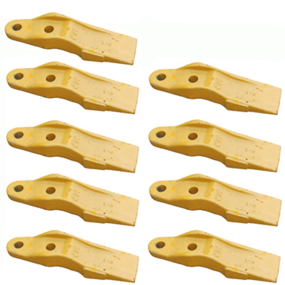 Stevens Lake Parts 1592953 8T4778 1324720 Nine (9) Bucket Uni-Teeth with Hardware Fits Caterpillar Fits CAT