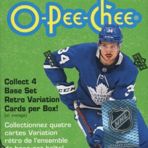 2021 2022 Upper Deck O Pee Chee Hockey Series Sealed Blaster Box of Packs with Chance for Short Printed Rookies and Stars plus Blaster EXCLUSIVE Yellow Bordered Tallboys