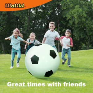 WALIKI Jumbo Soccer Ball | Giant and Inflatable | Huge 30" in Diameter - Durable Massive Soccer Ball | Pump Included