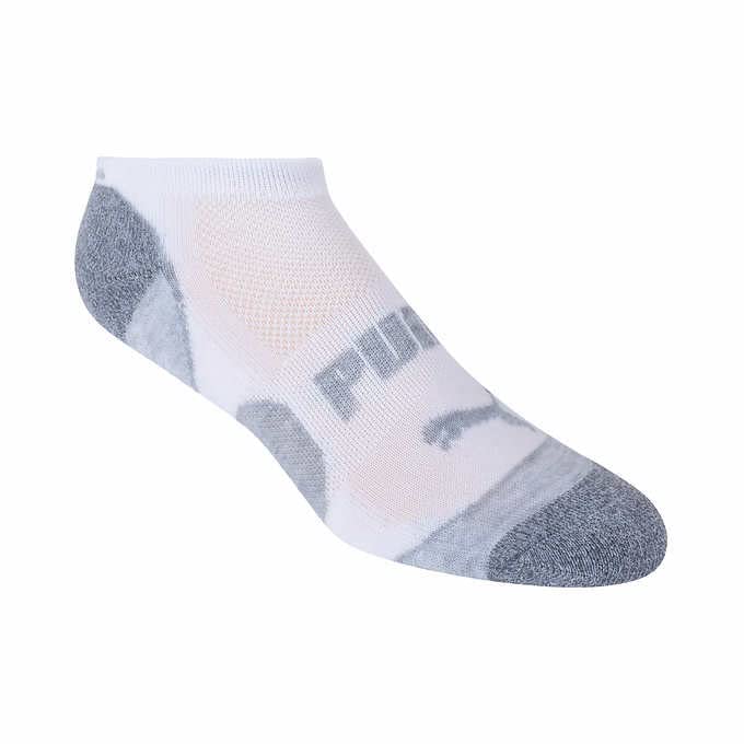 PUMA 10 Pack Womens Low Cut Socks with Cool Cell Technology