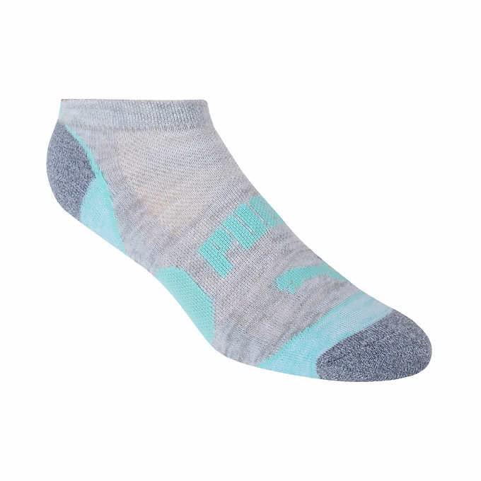 PUMA 10 Pack Womens Low Cut Socks with Cool Cell Technology