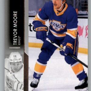 2021-22 Upper Deck Series One #85 Trevor Moore Los Angeles Kings Official NHL Hockey Card in Raw (NM or Better) Condition