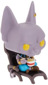 funko dragon ball super pop! animation beerus (eating noodles) vinyl figure hot topic exclusive