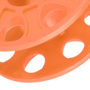 VGEBY Diving Finger Spool, Black Plastic Diving Spool Plastic Diving Compact Finger Spool Reel Diver Underwater Accessory(Bright Orange) Diving