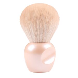 bqan nail dust brush nail art dust powder remover brush nail arts dust cleaner brush soft kabuki cleaner brush for makeup or acrylic uv gel nail arts (pearl pink)