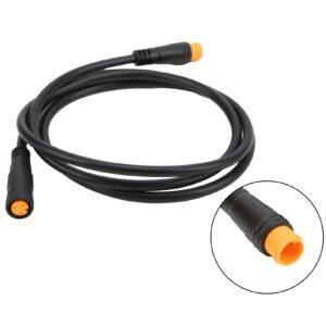 87cm Electric Bike Thumb Throttle Cable,Waterproof Female to Male 3 Pin Extension Cable E-Bike Accessory