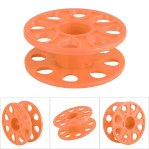 VGEBY Diving Finger Spool, Black Plastic Diving Spool Plastic Diving Compact Finger Spool Reel Diver Underwater Accessory(Bright Orange) Diving