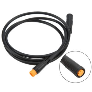 87cm Electric Bike Thumb Throttle Cable,Waterproof Female to Male 3 Pin Extension Cable E-Bike Accessory