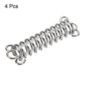 MECCANIXITY Tent Spring Buckle, Heavy Type Stainless Steel Rope Tensioner Accessories for Awning Tarps Tents Wire Racks, Pack of 4