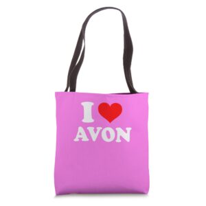 i love avon tote bag