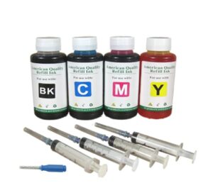 vc dye ink refill kit replacement for canon pg275 and cl276 pg-275xl cl-276xl pg-275 cl-276 275xl 276xl 275 276 ink cartridge refill ink kit for canon pixma ts3520 ts3522 tr4720 printer ink (4x100ml)