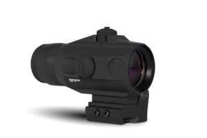 monstrum ghost 3x red dot magnifier with flip-to-side mount | black