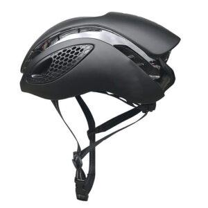 aero road bike helmet men women bicycle helmet cycling ultralight helmets (black)