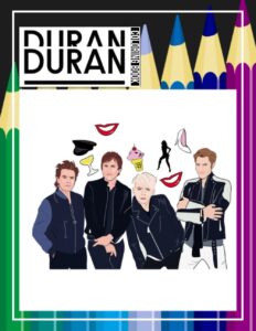 duran duran coloring book: an amazing coloring book with lots of illustrations for relaxation and stress relief