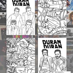 Duran Duran Coloring Book: An Amazing Coloring Book With Lots Of Illustrations For Relaxation And Stress Relief