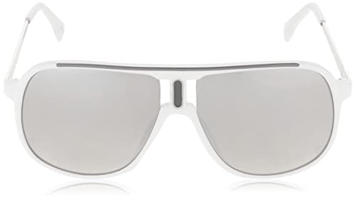 SOUTHPOLE 5070SP Modern Vented Lens UV400 Protective Aviator Pilot Sunglasses. Cool Gifts for Men, 59 mm, White & Grey