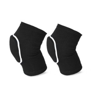 kids knee pads, breathable sponge soft knee brace comfort compression knee sleeves, anti-slip collision avoidance knee protective gear for yoga basketball volleyball soccer biking sports (xs, black)