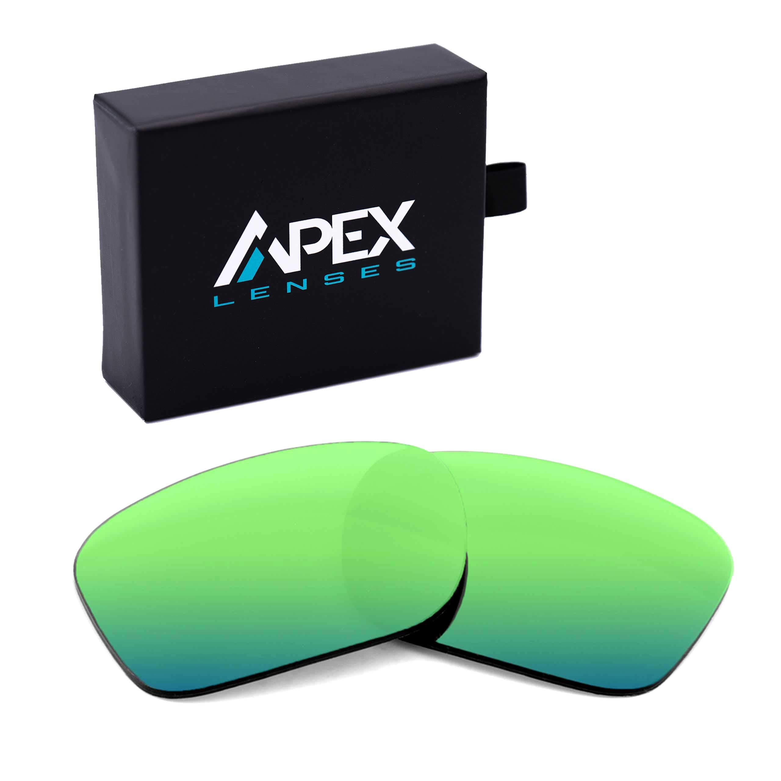 Polarized PRO Replacement Lenses for Tom Ford Jameson Sunglasses - By APEX Lenses (Emerald Green)